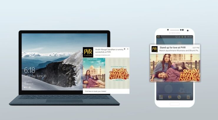 What is Chrome Rich Push Notification | NotifyVisitors