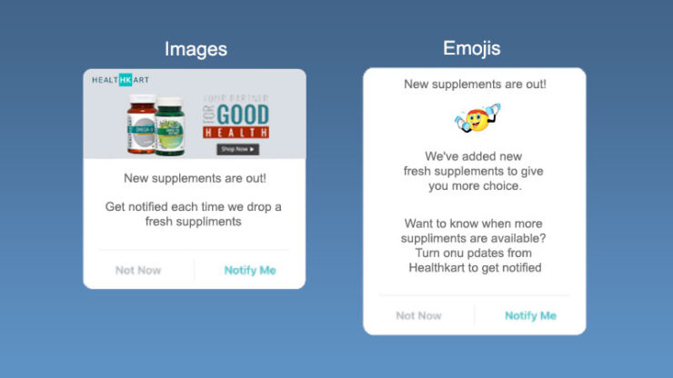 Boost Your Conversion Rate With Emoji Push Notifications | NotifyVisitors
