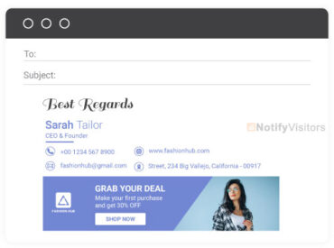 17 Effective Email Signature Examples in [year] | NotifyVisitors