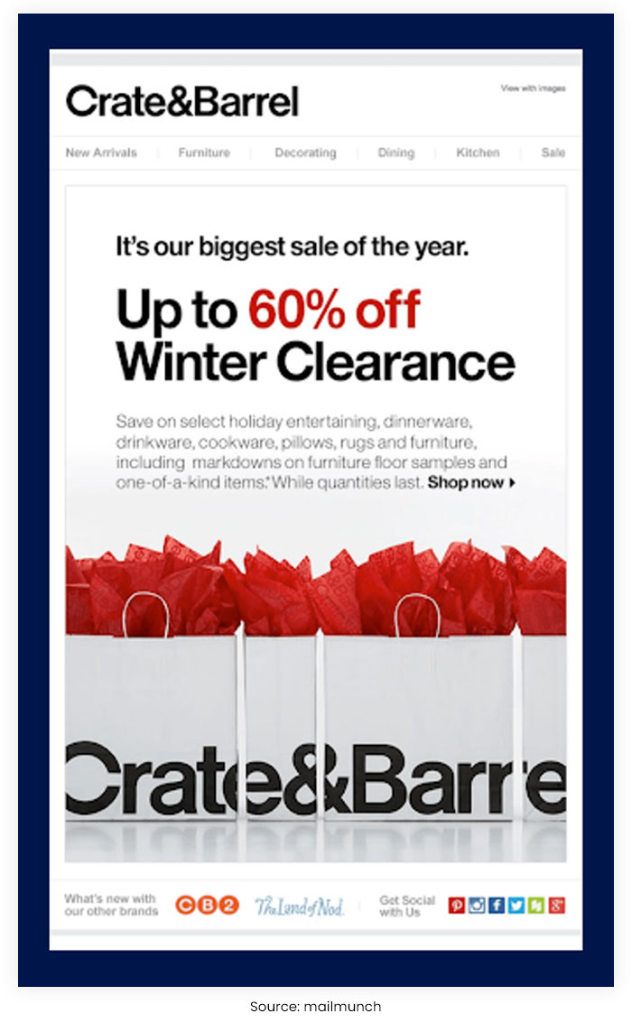 23 Best Promotional Email Examples (2023) | NotifyVisitors