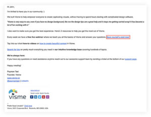 Email Design: Examples & Best Practices [ 2024 ] | NotifyVisitors