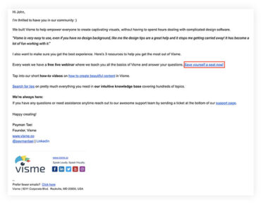 Email Design: Examples & Best Practices [ 2024 ] | NotifyVisitors